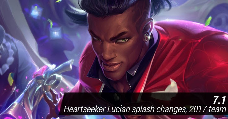 League Of Legends Lucian Splash Art