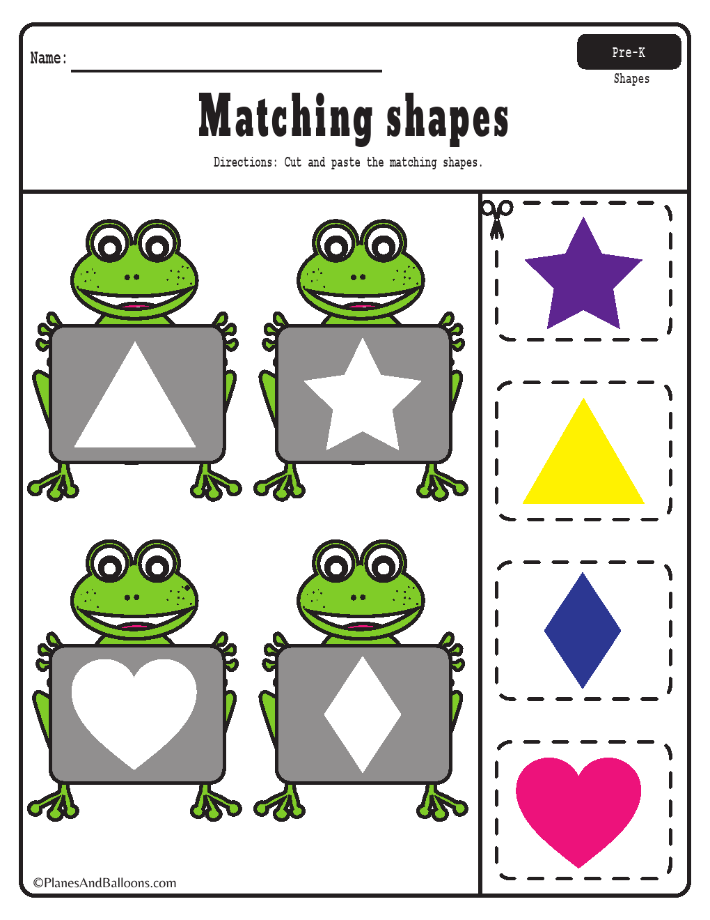 Shapes Cut And Paste Kindergarten Activities And PDF 2021 Shapes Cut And Paste Kindergarten Activities And PDF 2021