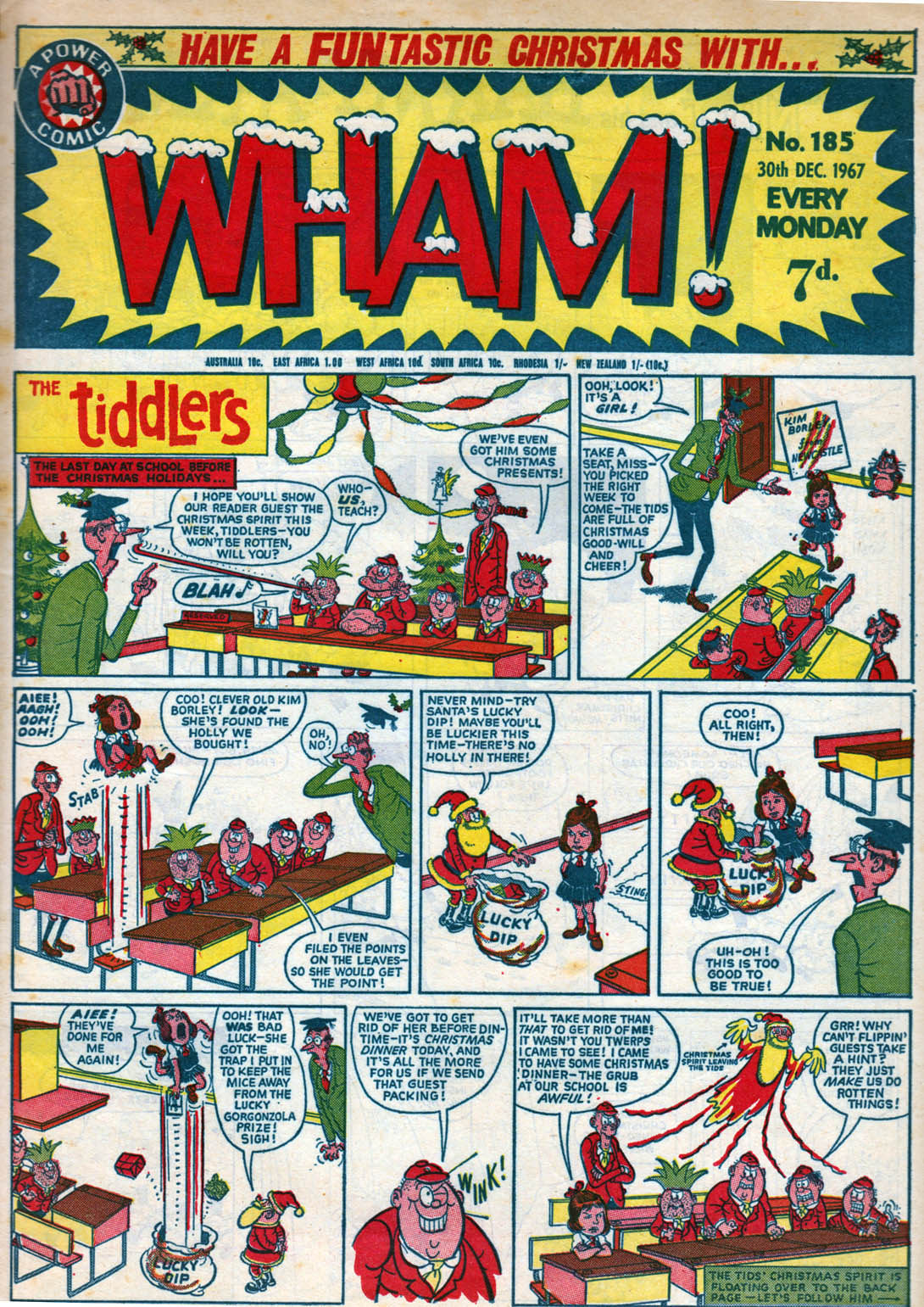 BLIMEY! The Blog of British Comics: Christmas comics: WHAM! (1967)