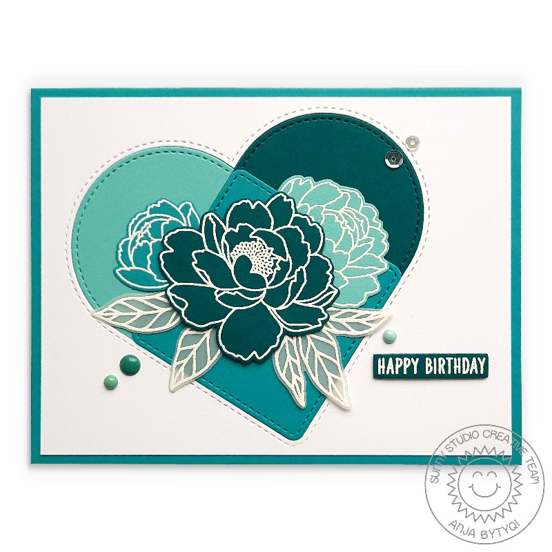 Sunny Studio: Stitched Arch Die Focused Cards with Vanessa and Anja