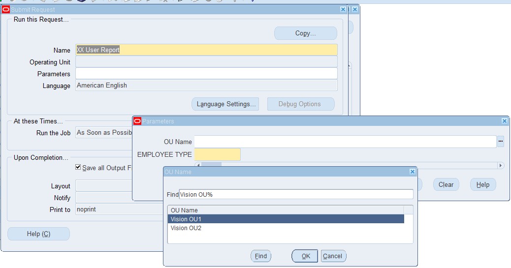 Oracle Application's Blog: How to enable a Parameter based on another parameter in oracle apps