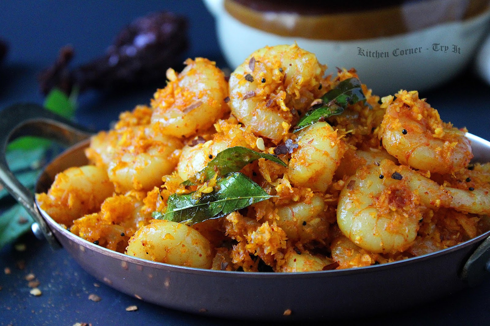 Chemmeen Thoran/ Prawns Coconut Stir Fry