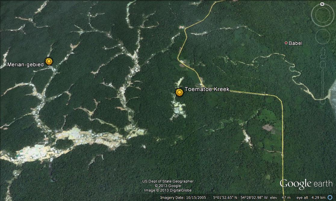 Goudwinning in Suriname: Illegale goudzoekers in Surgold/Newmont ...