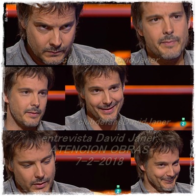 club de fans David Janer: David Janer entrevista Atencion obras