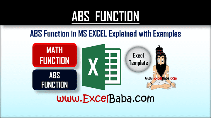Abs Function In Excel