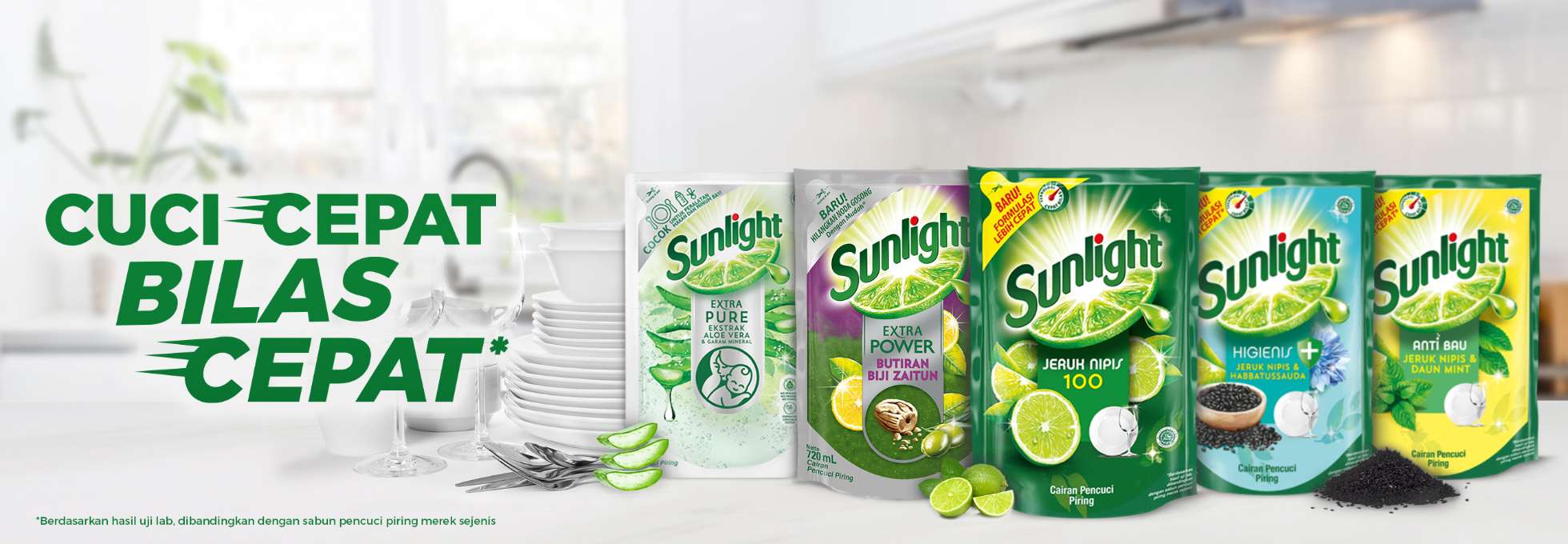 Macam-Macam Produk Sunlight Cuci Piring yang Ampuh Menjaga Peralatan ...