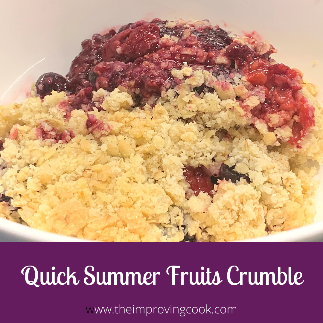 Quick Summer Fruits Crumble