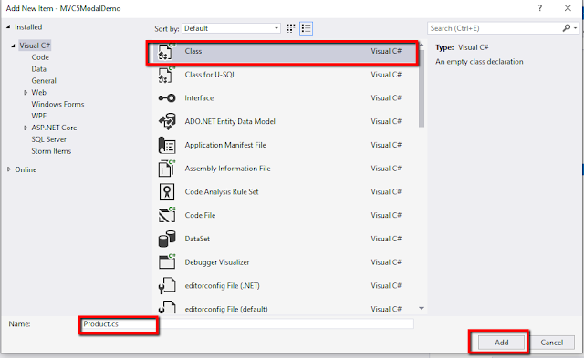 Model In ASP.NET MVC 5 ~ Programming With Shri