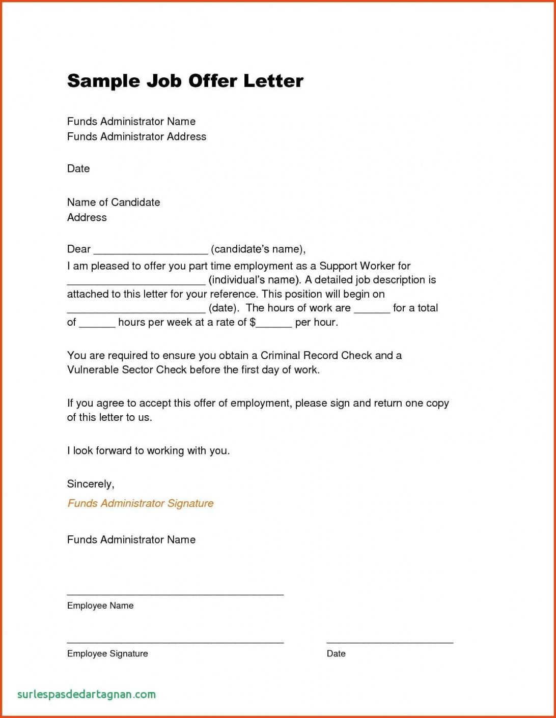 Offer Letter Format Uae - Formal Letter