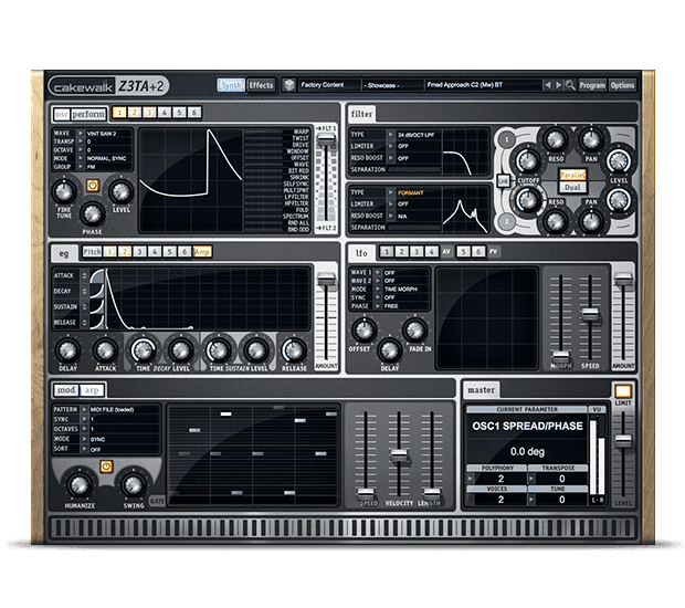 Cakewalk Z3TA+ 2 Waveshaping Synthesizer 50% OFF - SYNTH ANATOMY