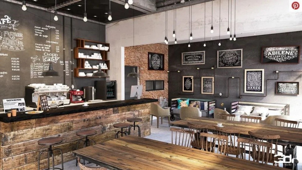 Konsep Desain Cafe and Resto (Japanese and Rustic Modern)