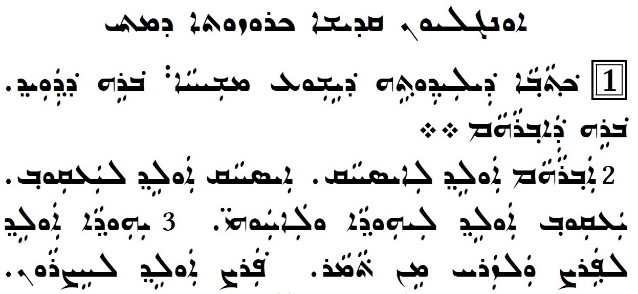 Il Faut Des Gens Beaux: Kitab Injil Aramaic