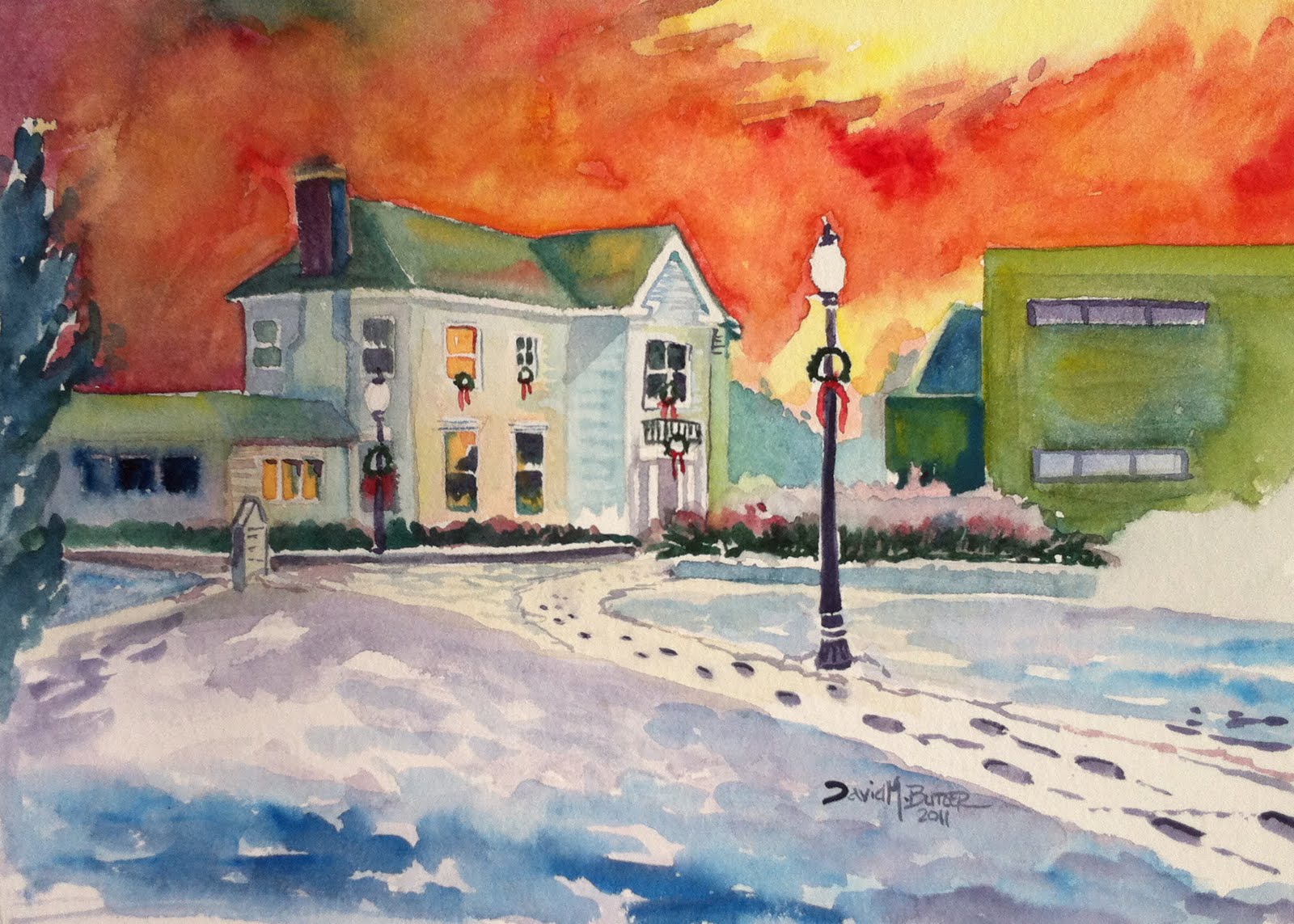 David Butler Art: ECS Postcards