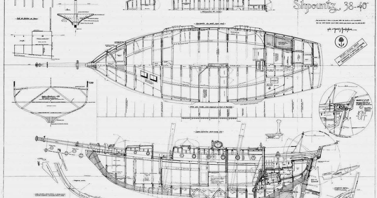Quinze marins sur le bahut du mort...: Plan Goélette
