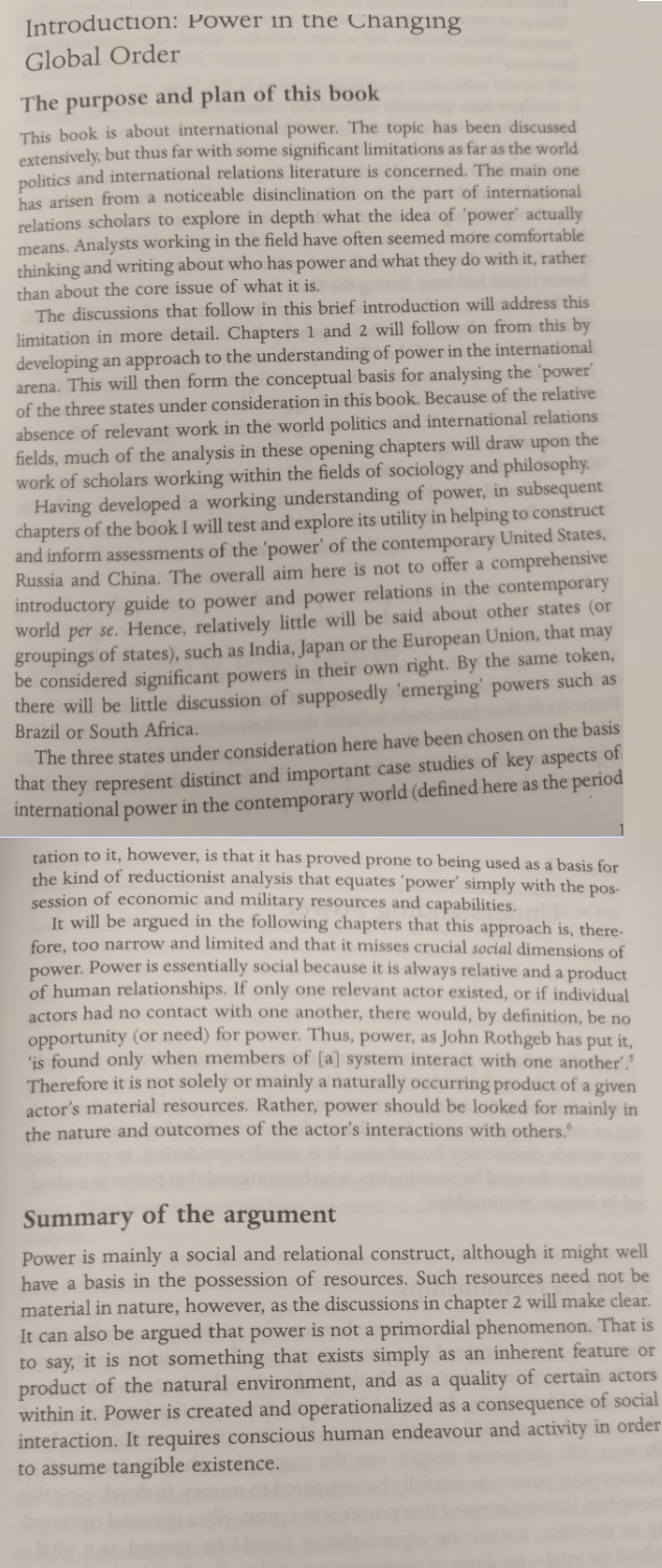 Power in the Changing Global Order: The US, Russia and China by Martin ...