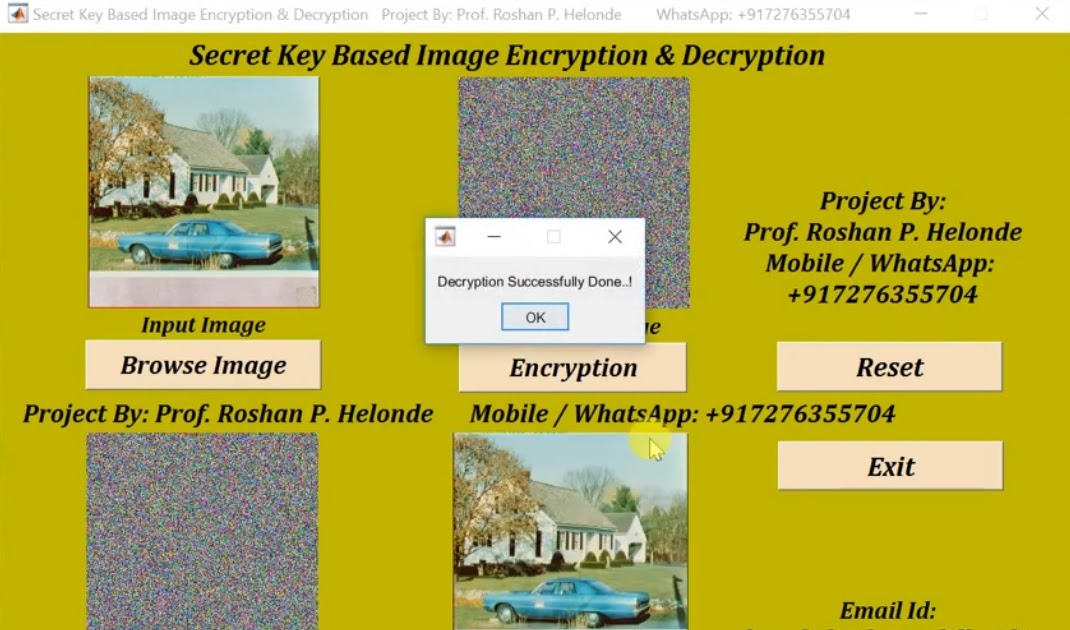 Secret Key Image Encryption Decryption Using Aes Algorithm Aes Based Image Encryption Using