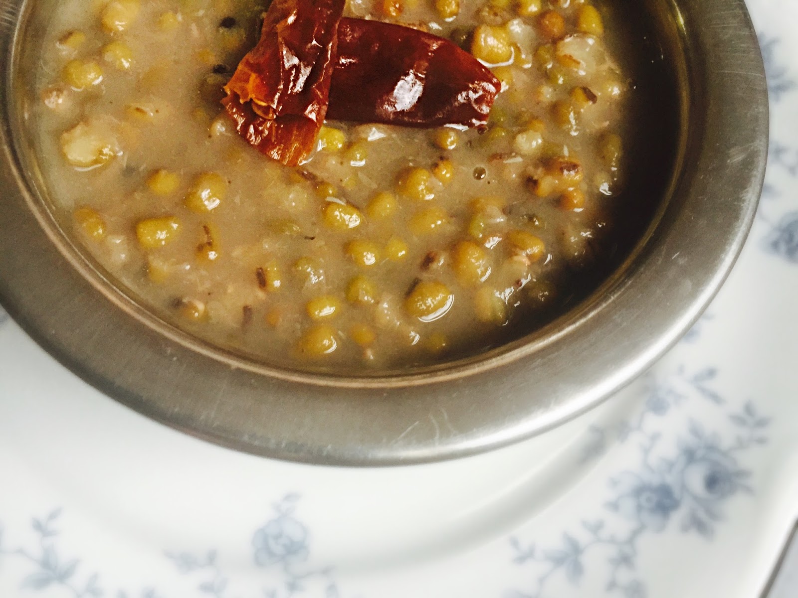 Su'sHealthyLiving: Muga Saaru Upkari ( Mung Bean Soup) ; Meatless Monday