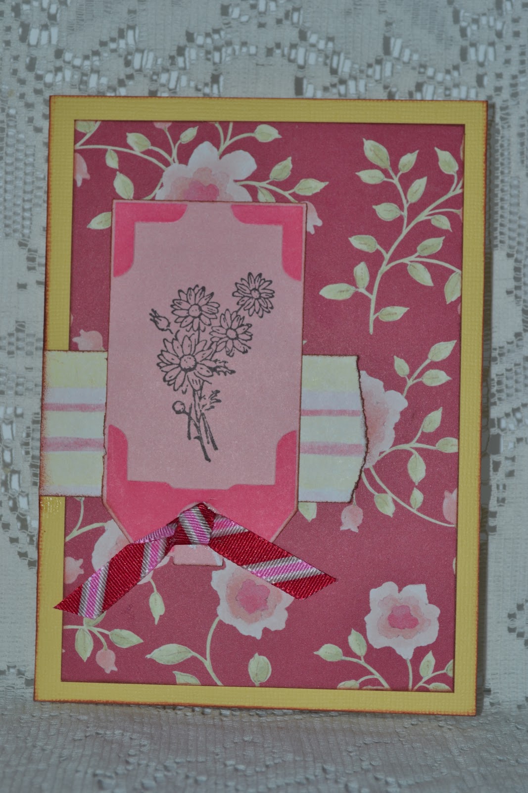 Stamp With Trude: Floral Fancy Card