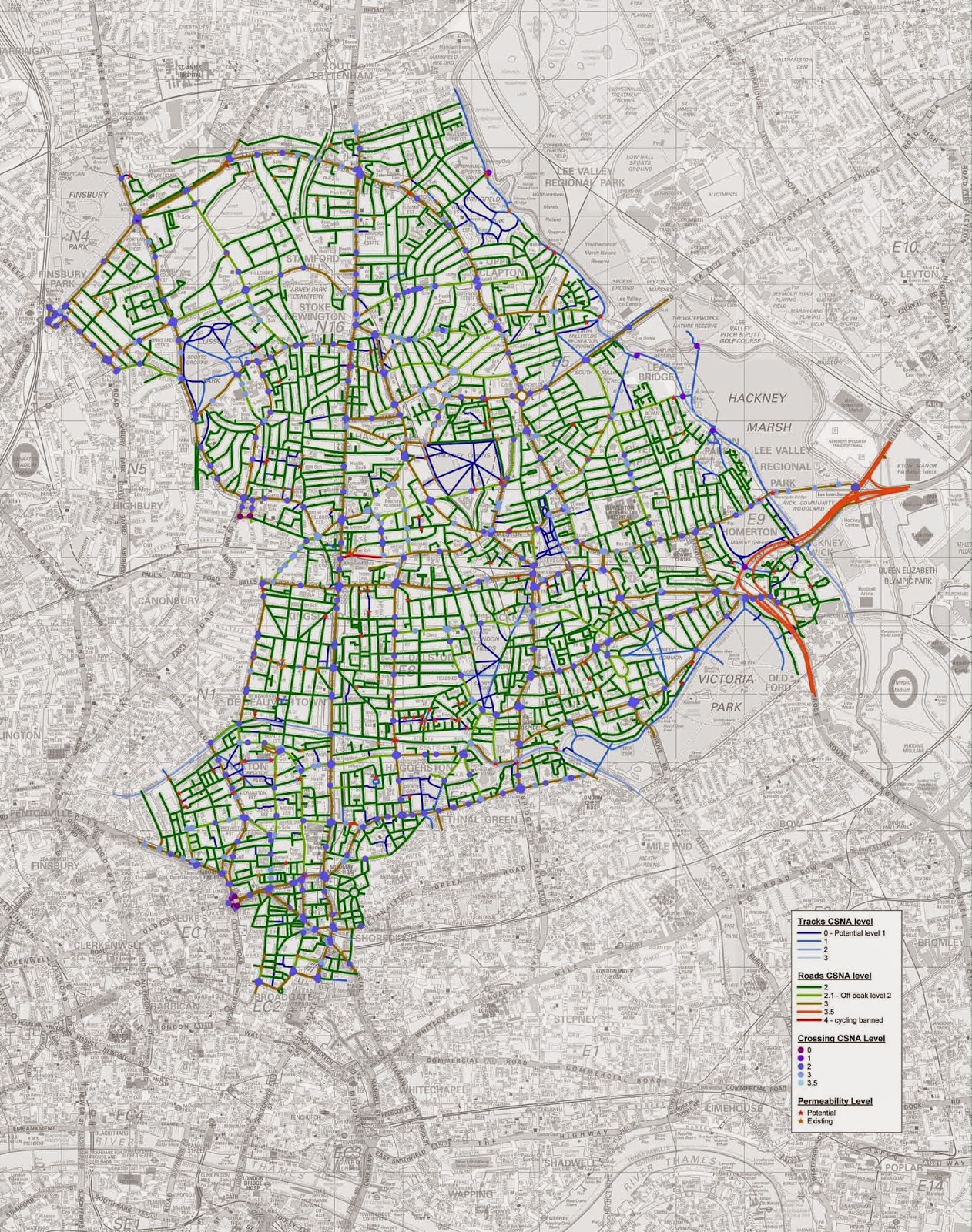 CycleAndWalkHackney: Cycle Superhighway 1 through Hackney