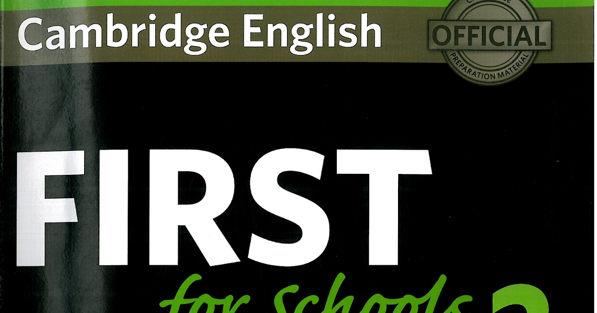 First for Schools 2 with answers (PDF + CD)
