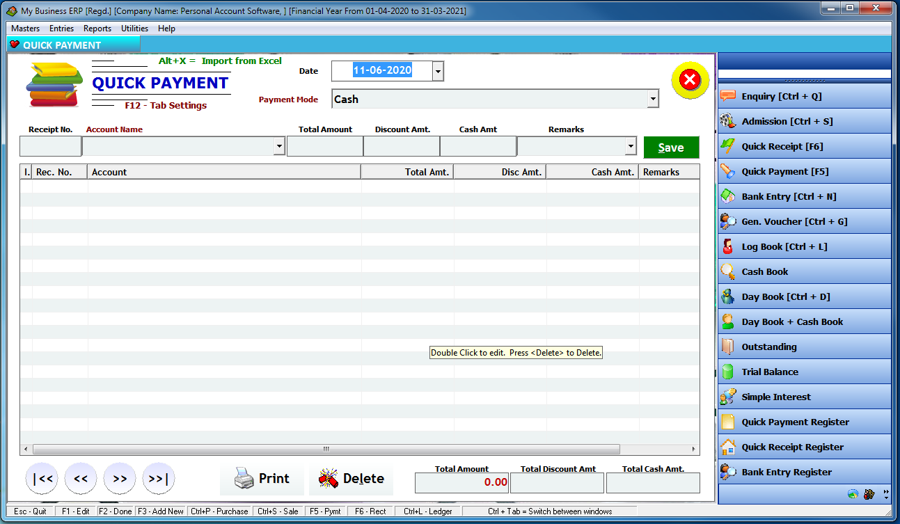 Personal Home Accounting Software 2000Rs. Only ~ Billing Software Guru