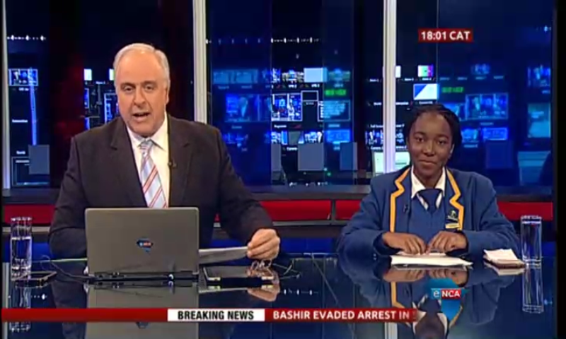 Tellynewser: News on SA News: eNCA Hosts Guest Youth Anchors For Youth Day