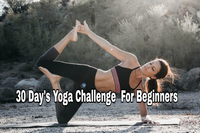 30 Day's Yoga Challenge For Beginners