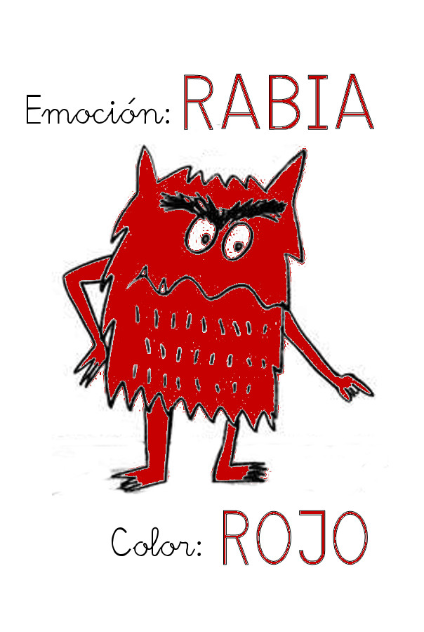 ¿Qué puedo hacer hoy?: Emociones de colores III: Rabia - Rojo