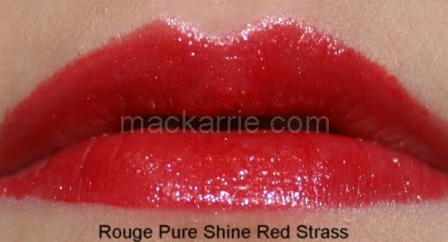 MacKarrie Beauty Style Blog: YSL Rouge Pure Shine Red Strass
