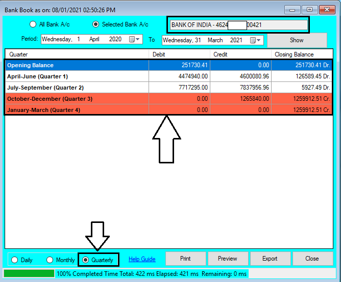Bank Book Help Guide