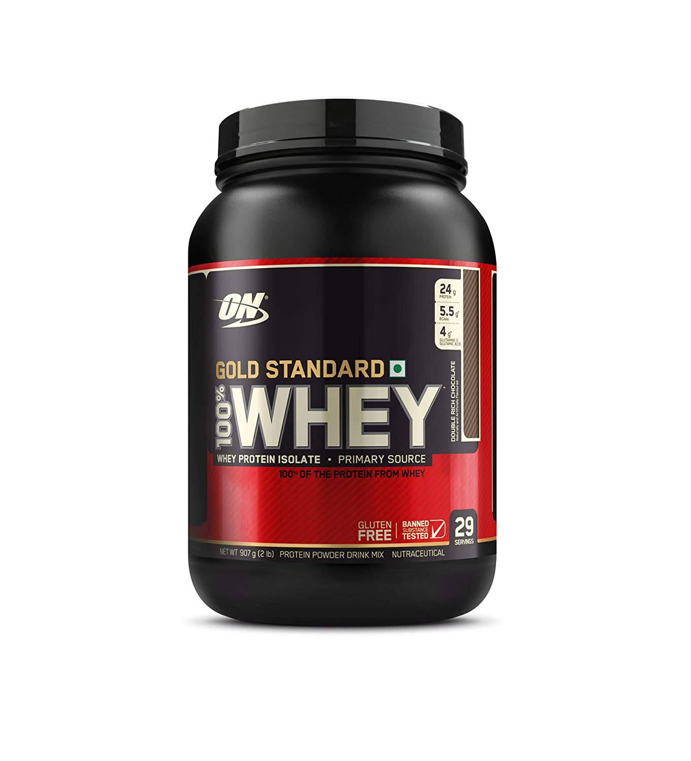 Optimum Nutrition (ON) Gold Standard 100% Whey Protein Powder - 2 lbs ...