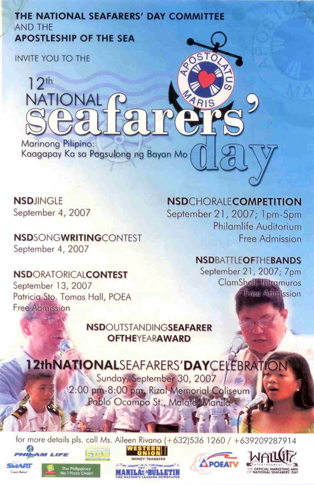 pinoy seafarers' rights: National Seafarers' Day posters