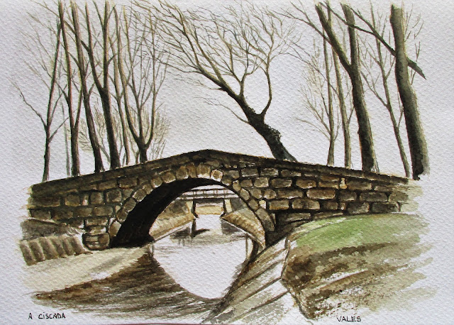 Pinturas e debuxos: Cores de inverno XII. A Ciscada