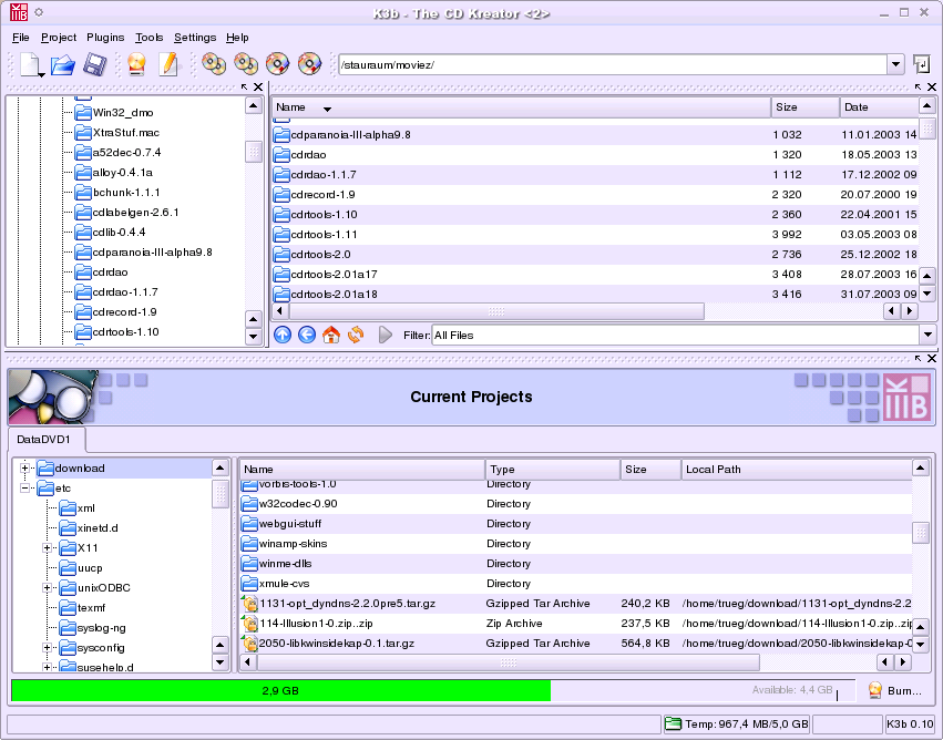 Come masterizzare un file superiore ai 4 Gb in Linux con K3B. ~ Ubuntulandia