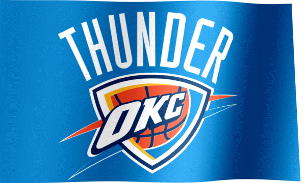 Oklahoma City Thunder Flag GIF - All Waving Flags