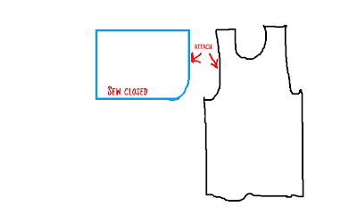 He & Me: Adding Sleeves to a Tank Top