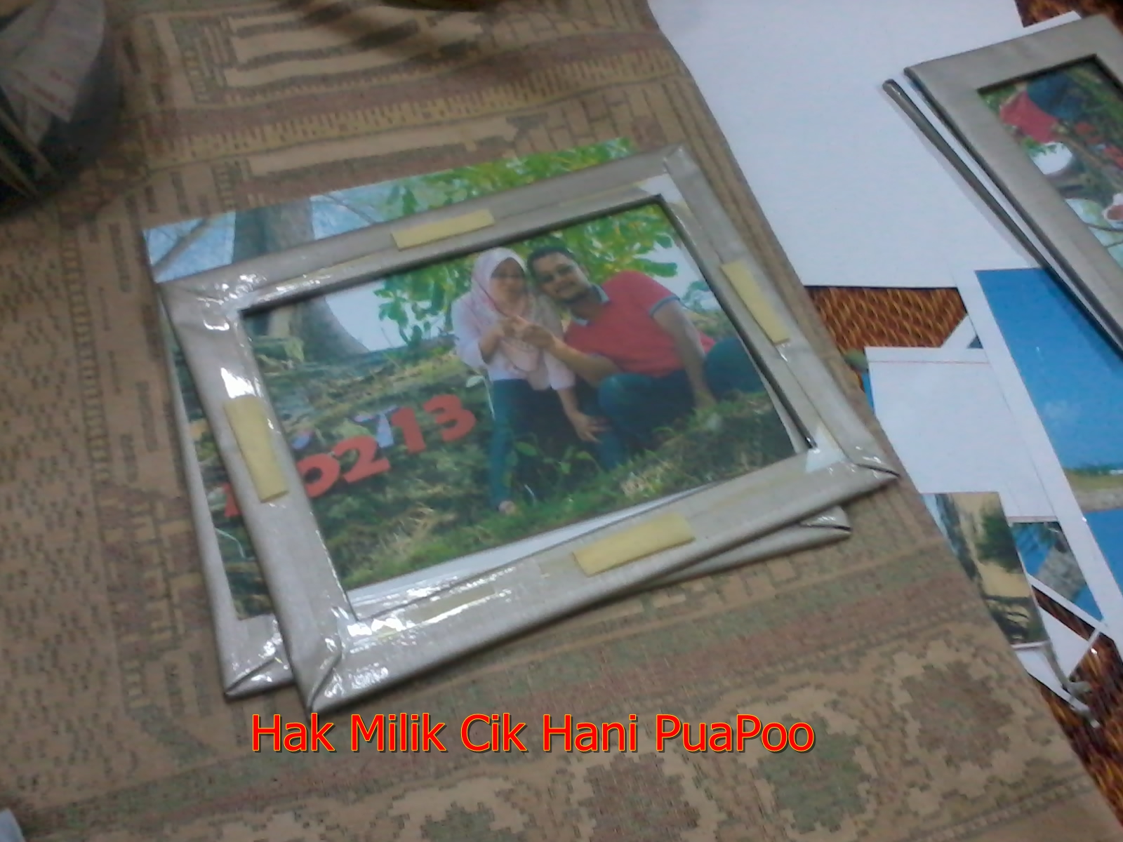 Blog Han: Cerita Kawen: Photo Frame and Decoration Guest Book Corner