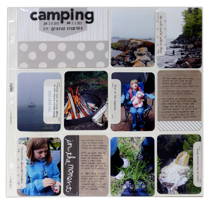 Crafts Direct Blog: Layout Samples: Project Life.