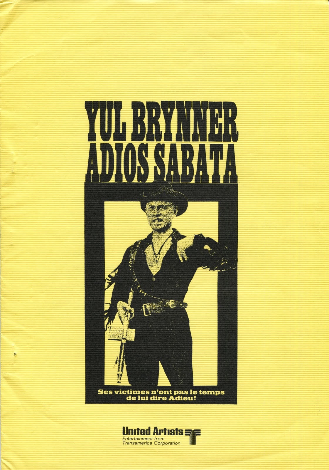 MON NOM EST PERSONNE: LES IMAGES DU WESTERN SPAGHETTI.: "ADIOS SABATA ...