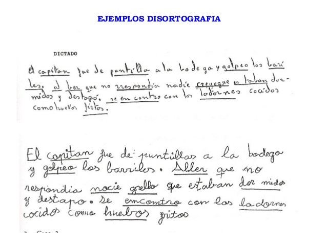 Disortografia