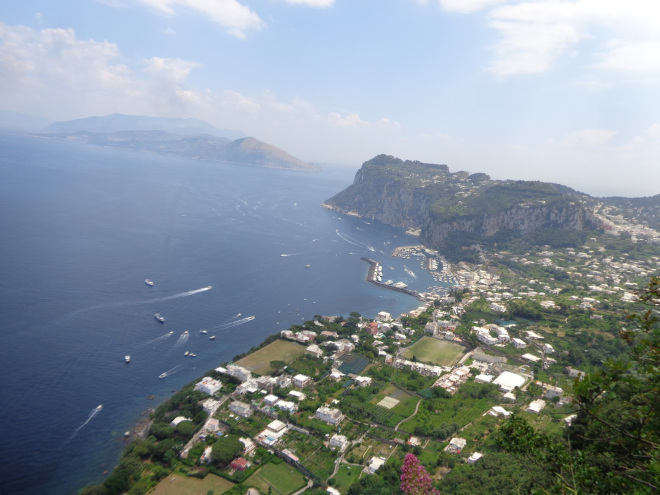 POSITANO: Map of The Amalfi Coast - Capri - Positano