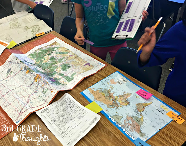 Practicing Map Skills: Scavenger Hunt Map Walk Activity | 3rd Grade ...