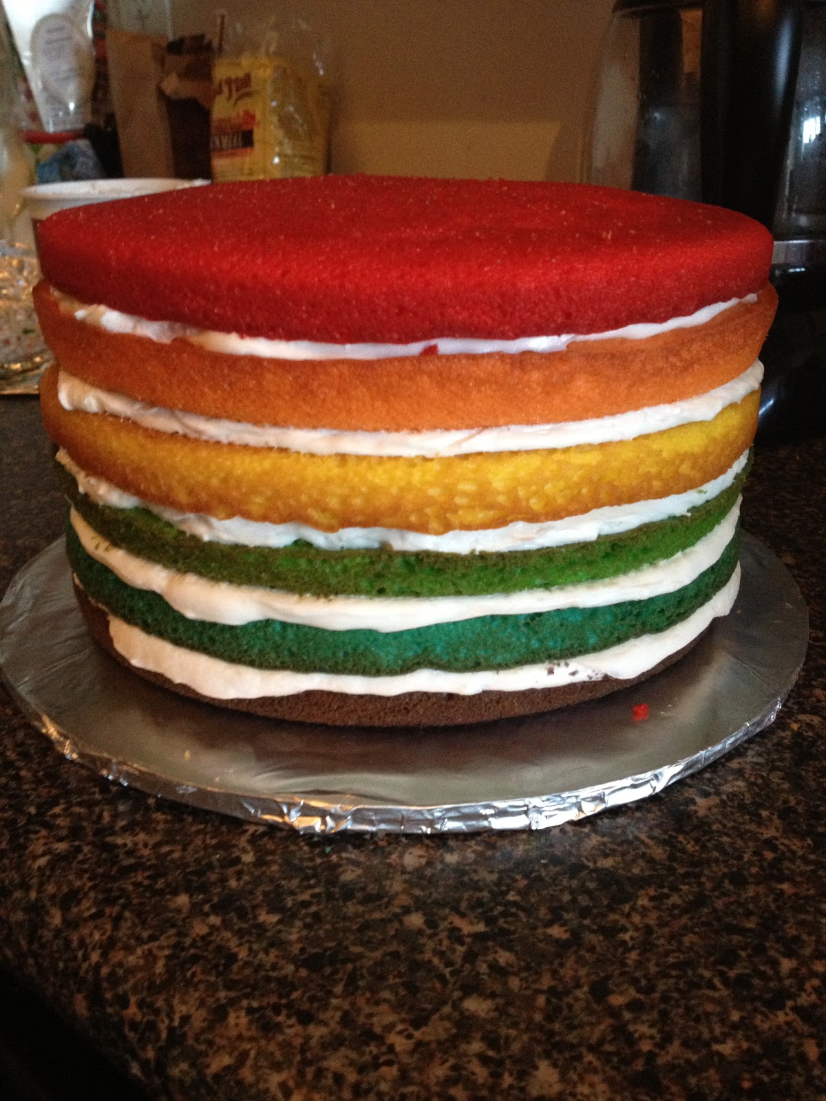 The Cultural Dish: Rainbow Cake Tutorial