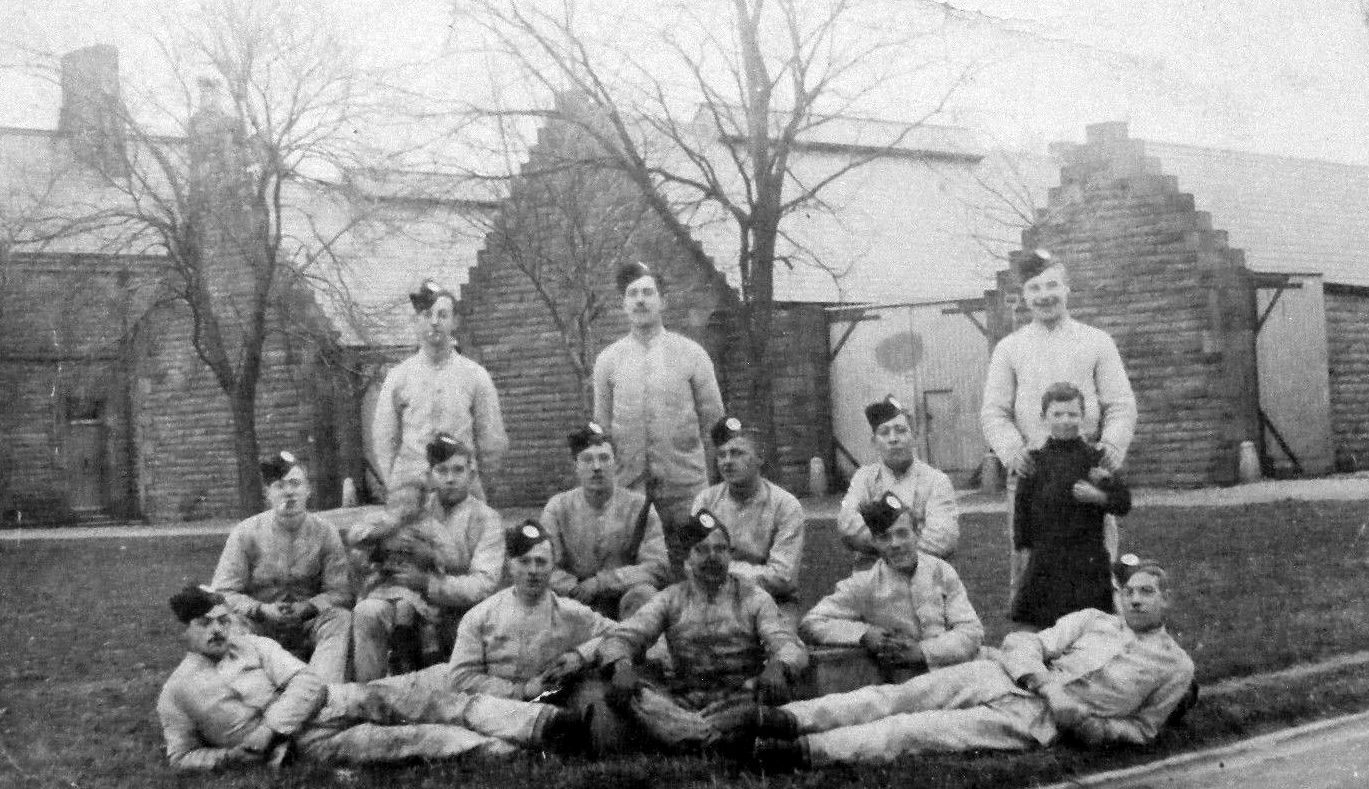 Tour Scotland: Old Photograph Cameron Barracks Inverness Scotland