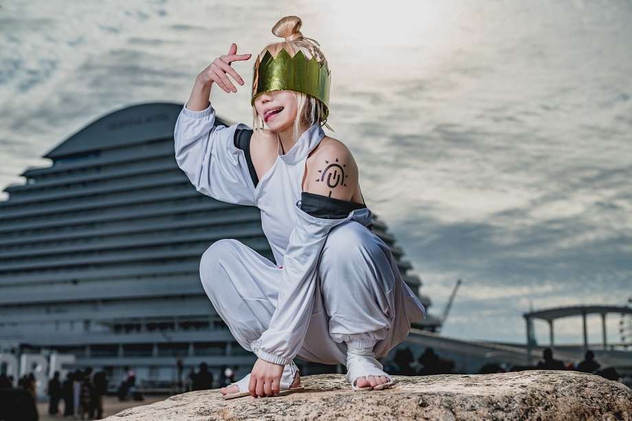 Penggemar Ini Cosplay Karakter Haumea dari anime Fire Force (Enen no ...