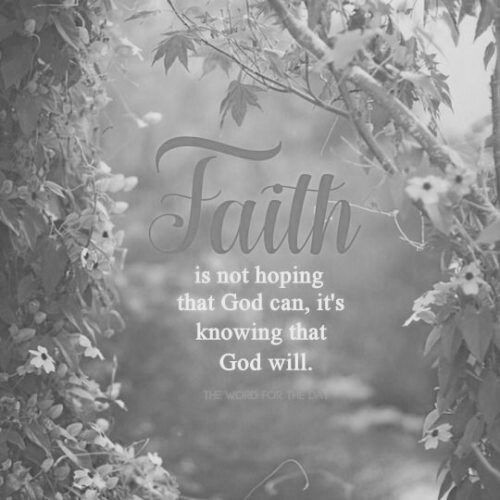 Through faith we are saved