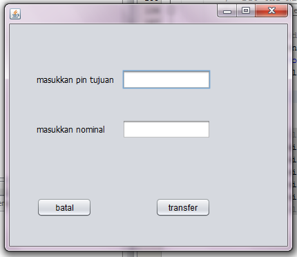 KucingOren98: Program ATM Sederhana Login dan Menu ATM dengan GUI Java ...