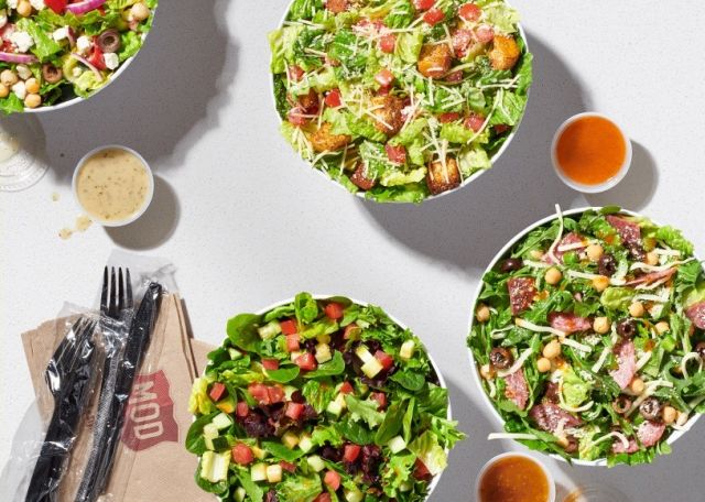 Four New Salads Arrive at Mod Pizza