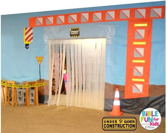 VBS Under Construction Decorating Part 1 | Bible Fun For Kids