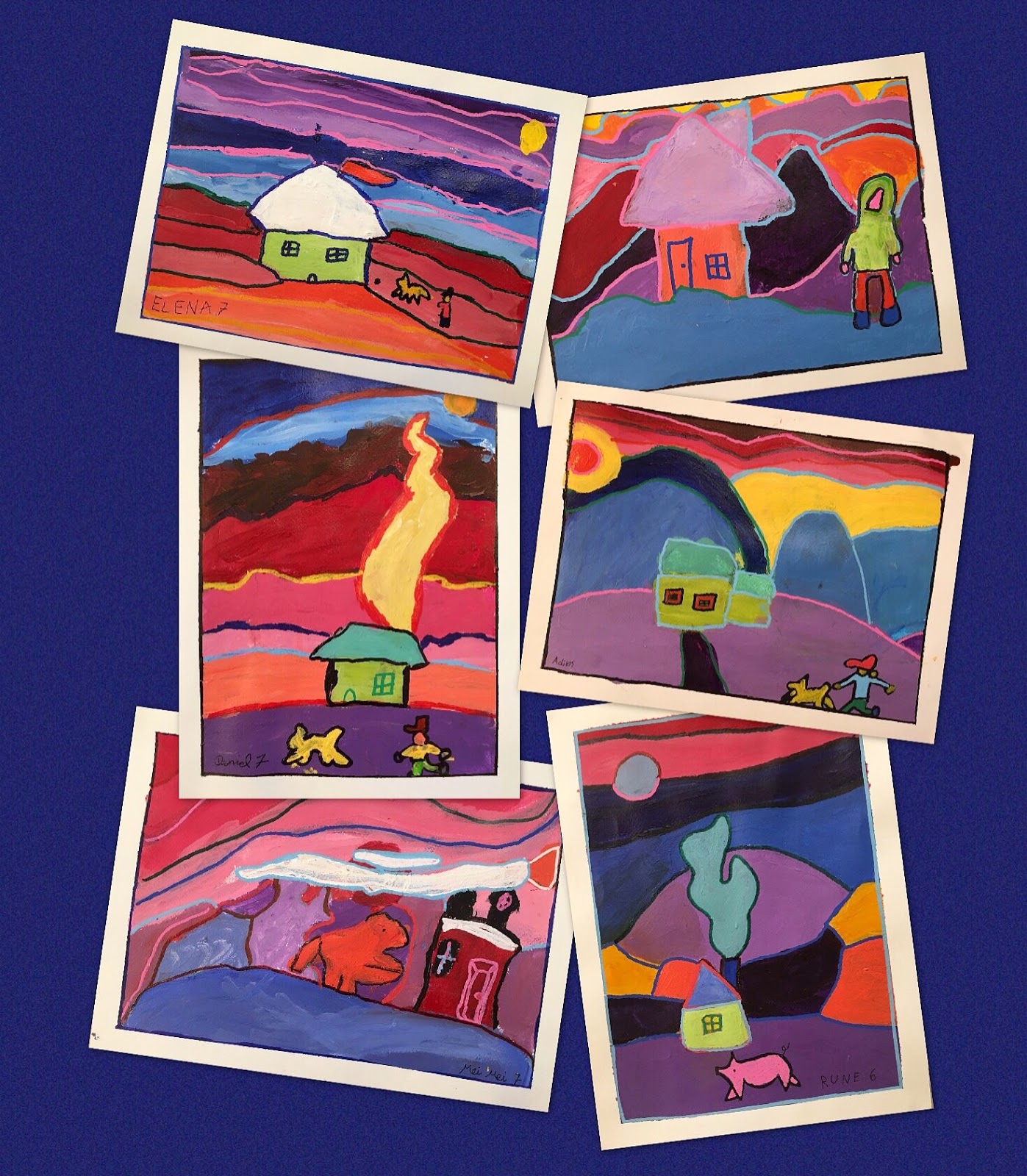 Art Room Britt: Ted Harrison Canadian Landscapes